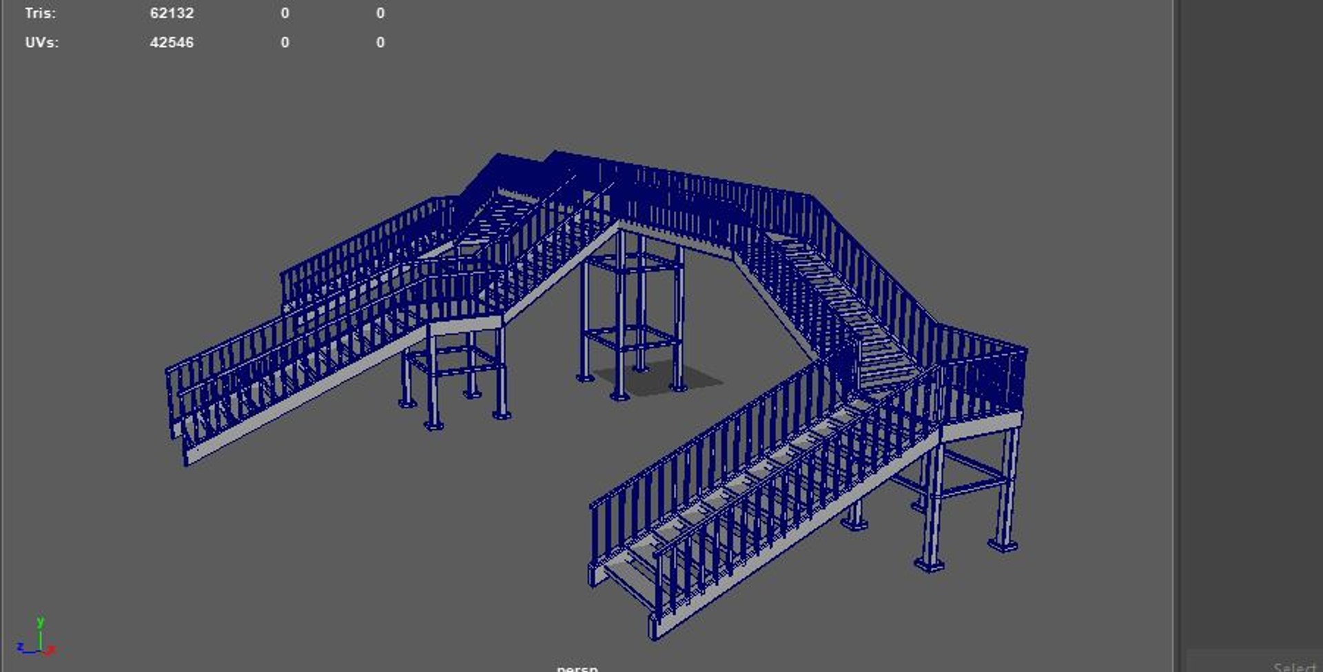 Footbridge 3D Model Model - TurboSquid 2333162