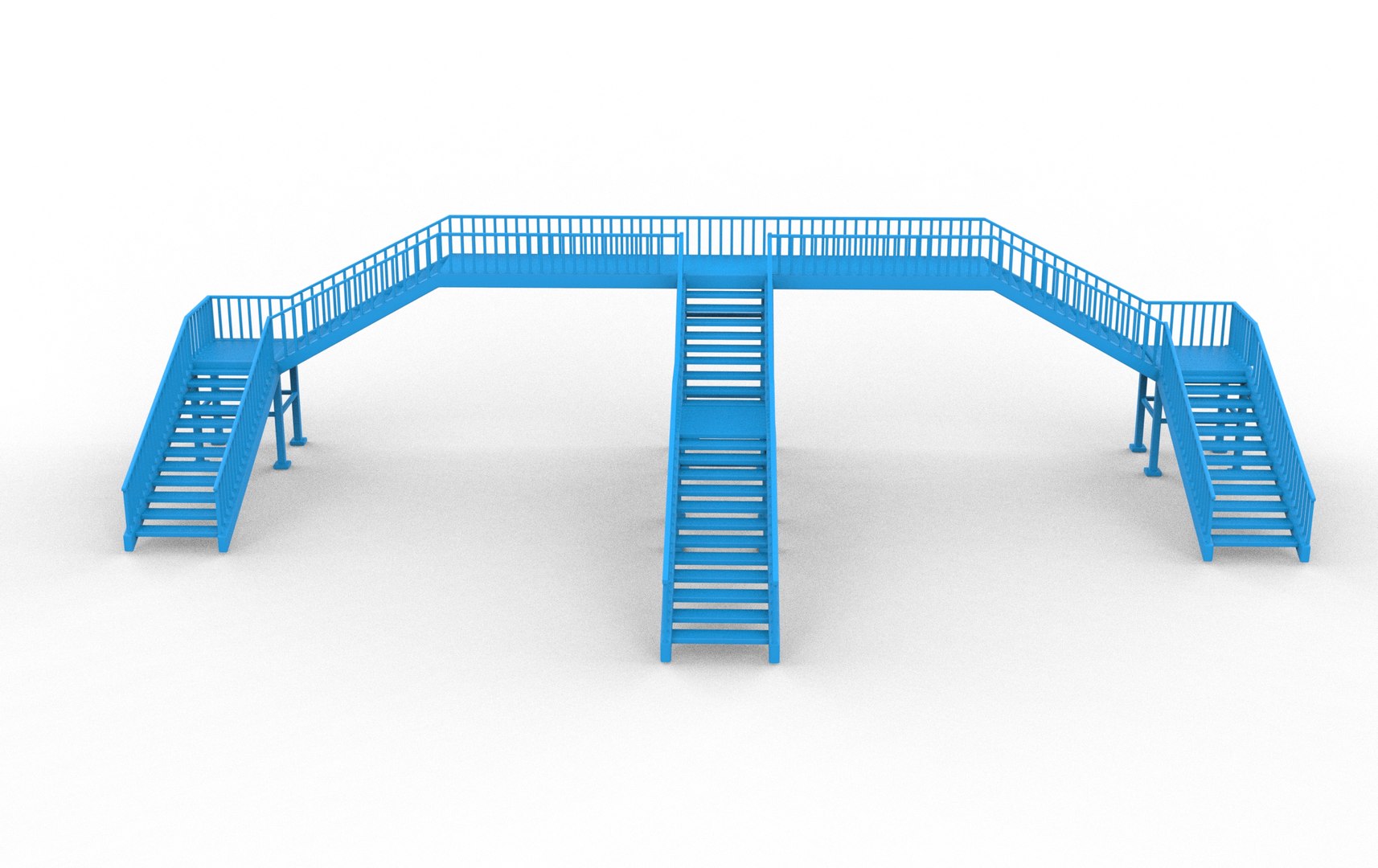 Footbridge 3D Model Model - TurboSquid 2333162