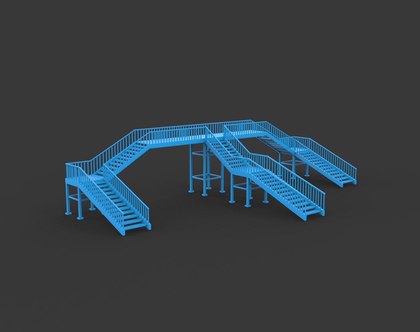 Footbridge 3D Model Model - TurboSquid 2333162