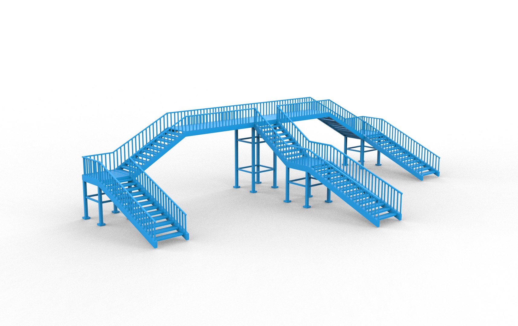 Footbridge 3D Model Model - TurboSquid 2333162