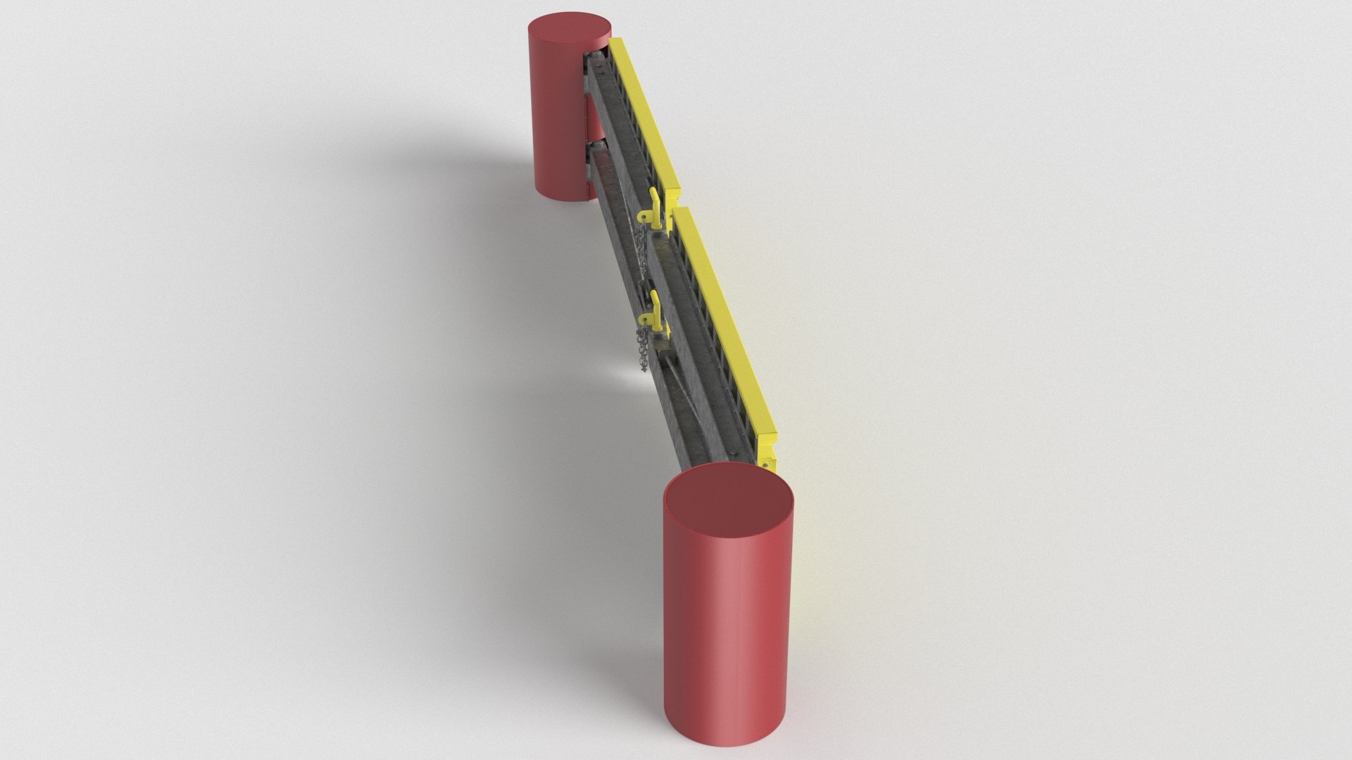 3D Crash Resistant Gates - TurboSquid 1976500