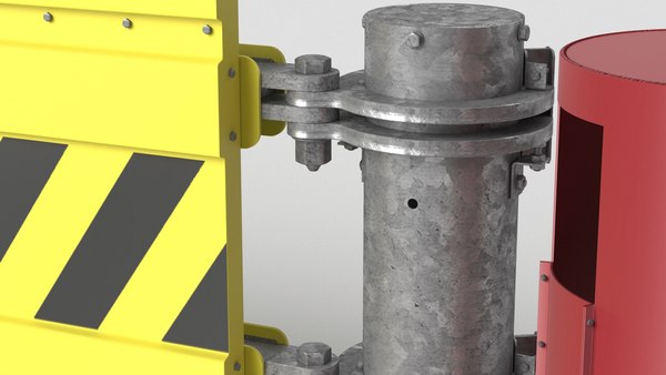 3D Crash Resistant Gates - TurboSquid 1976500