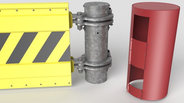 3D Crash Resistant Gates - TurboSquid 1976500