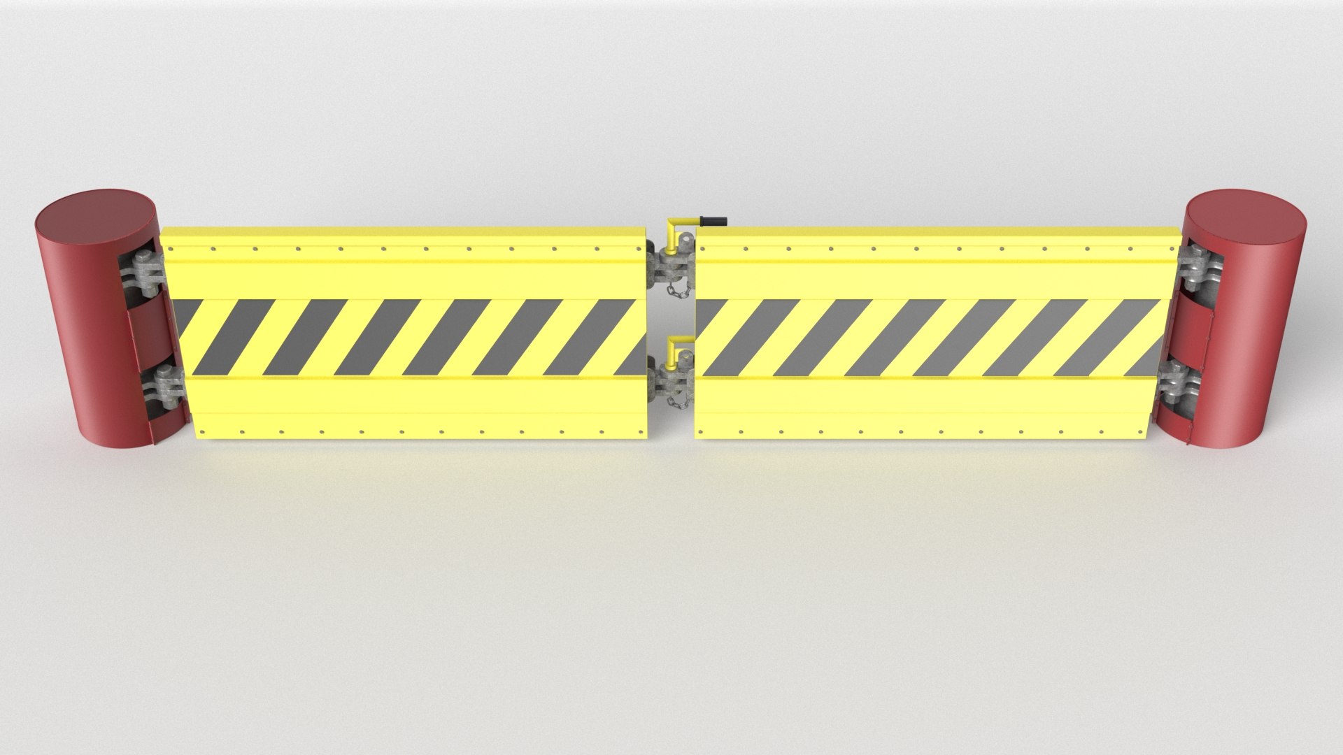 3D Crash Resistant Gates - TurboSquid 1976500