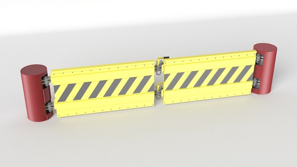 3D Crash Resistant Gates - TurboSquid 1976500