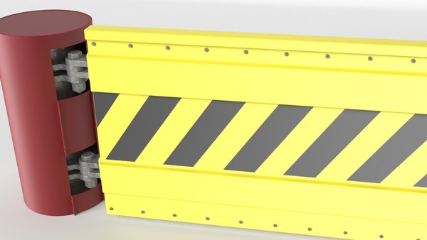 3D Crash Resistant Gates - TurboSquid 1976500