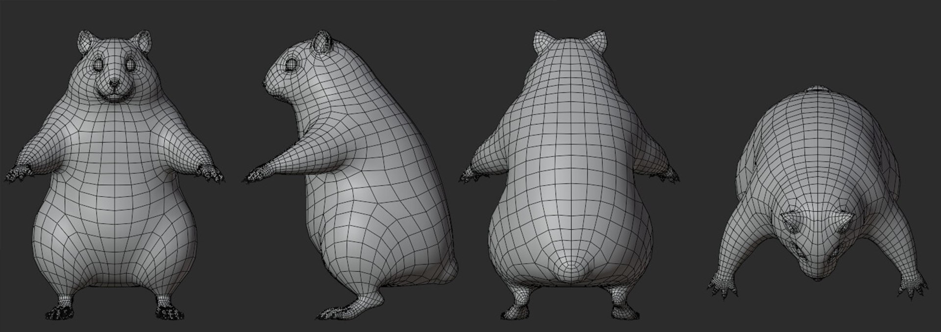 Hamster game model with Particle Hair model - TurboSquid 2180717
