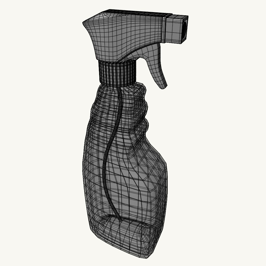 3D Spray Bottle Model - TurboSquid 1313142