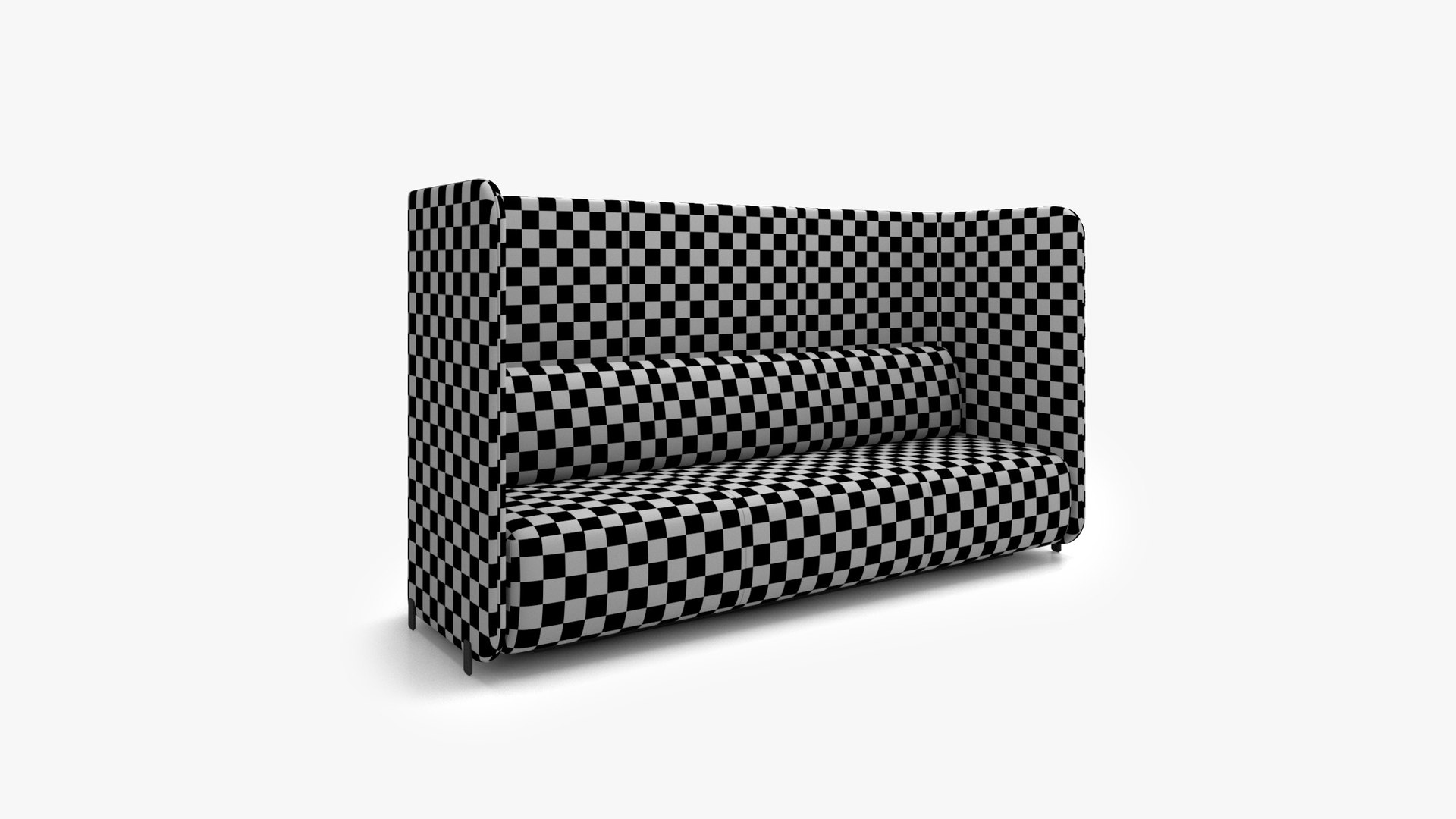 3D Bernhardt Design CODE Three Seat Sofa with Standard Wall model ...