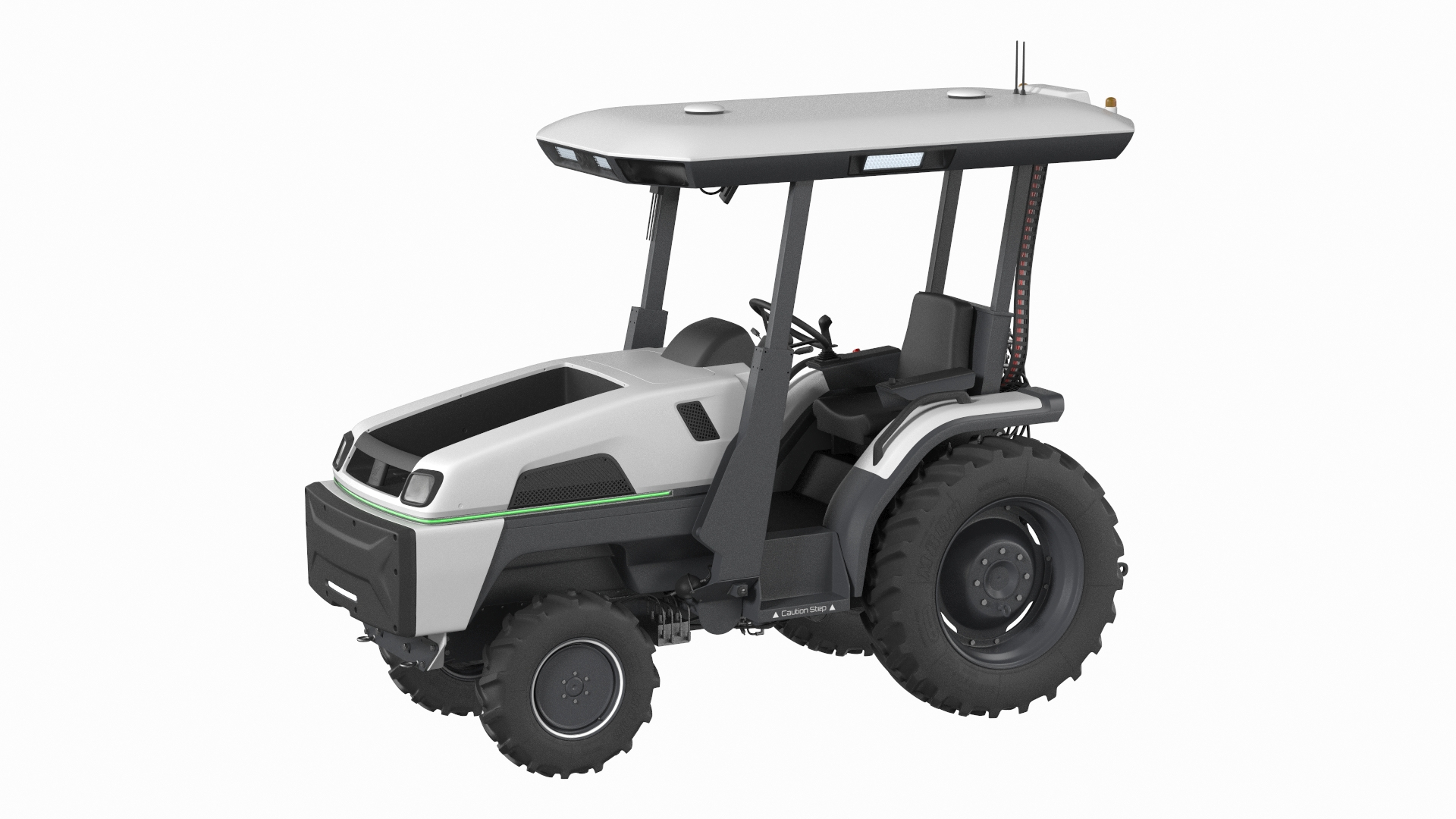 Fully Electric Tractor Rigged 3D - TurboSquid 1825849