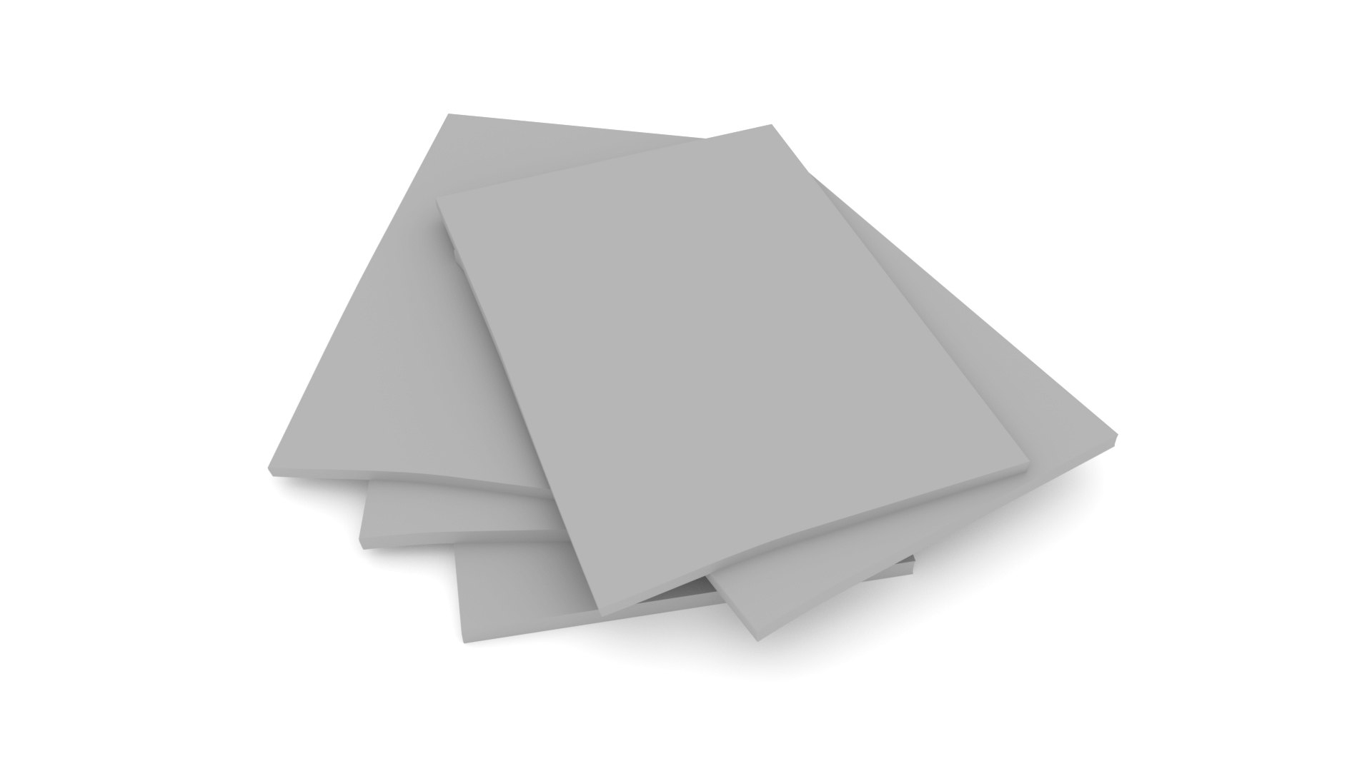 3D Model Magazine Stack - Includes Simple Drag And Drop Texture - 3D ...