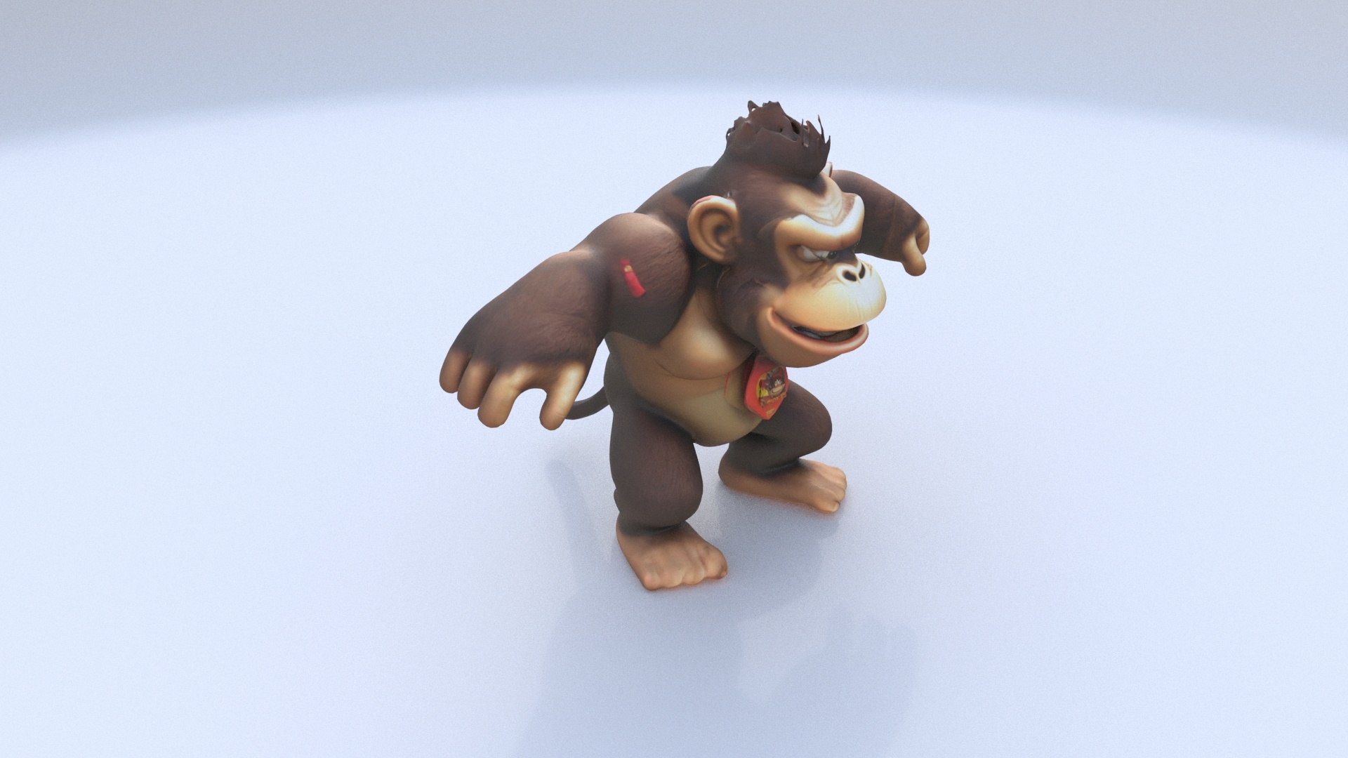 Donkey Kong 3D Model - TurboSquid 2338938