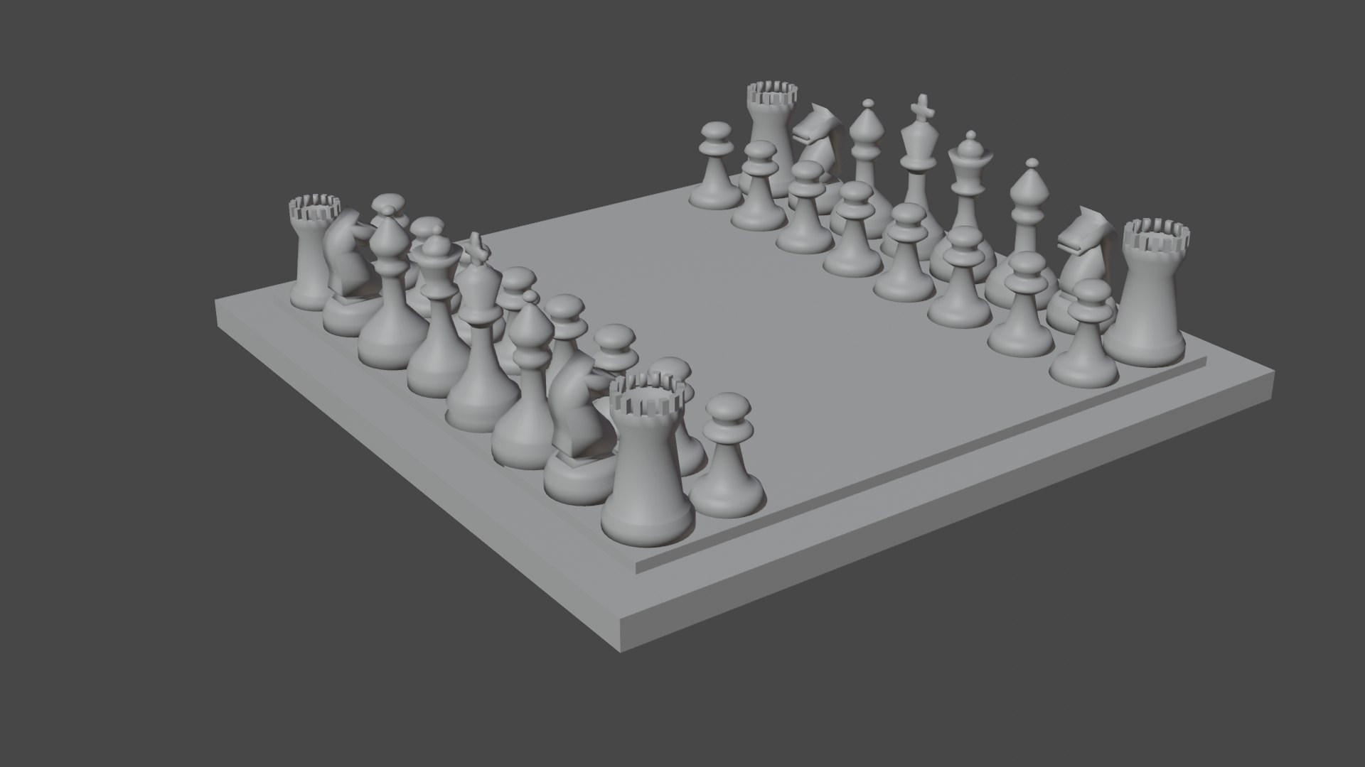 Marble Chess And Board 3D Model - TurboSquid 1988469