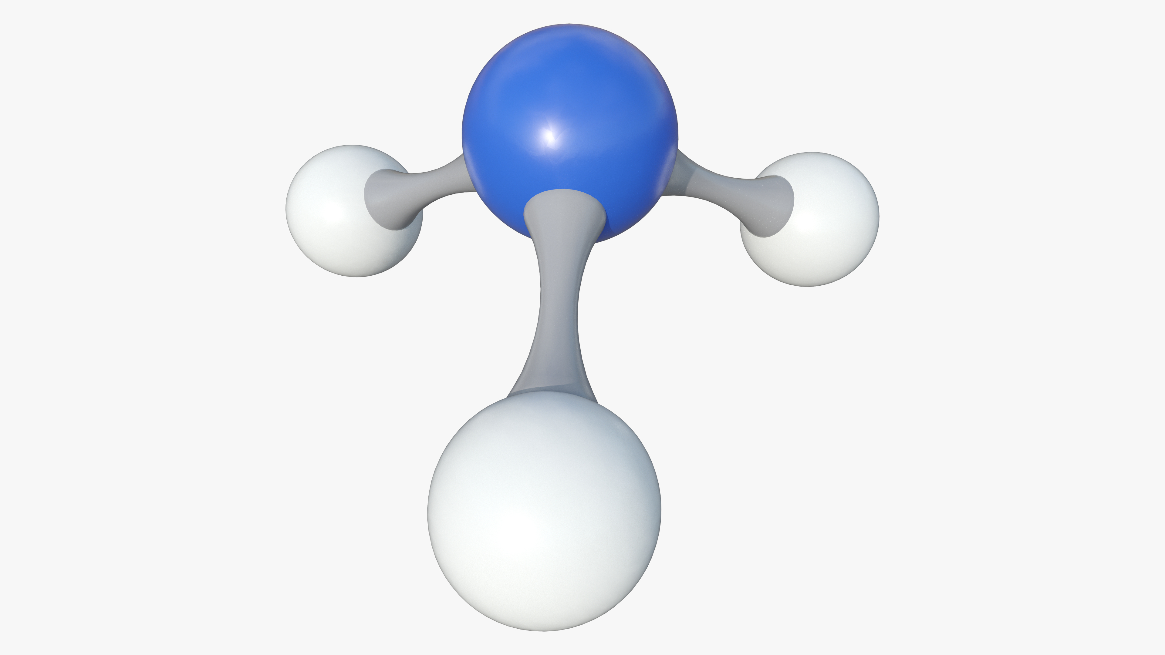 modelo 3d Molécula de amoníaco con PBR 4K 8K - TurboSquid 1941619