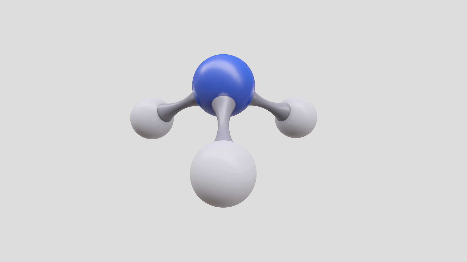3D Ammonia Molecule With PBR 4K 8K - TurboSquid 1941619