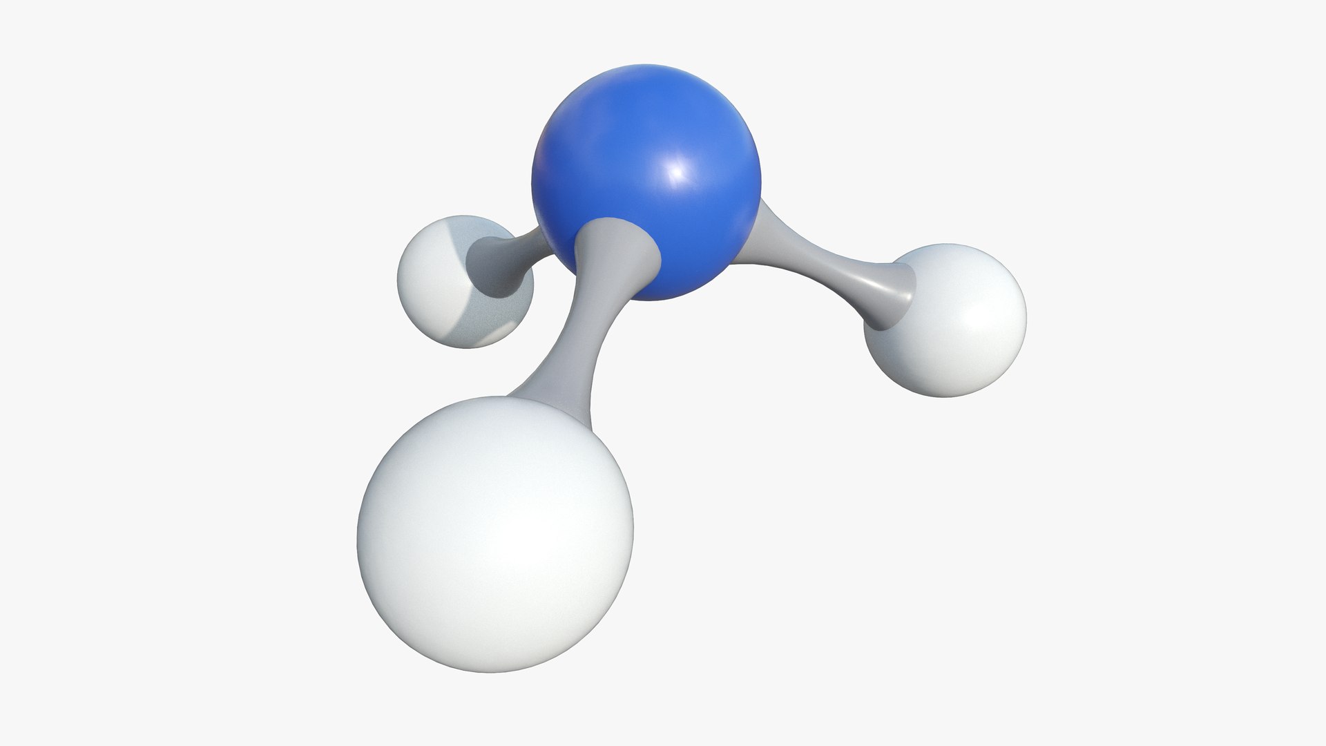 3D Ammonia Molecule With PBR 4K 8K - TurboSquid 1941619