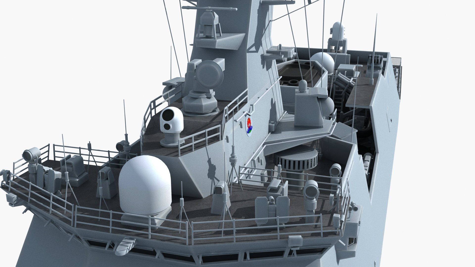 Daegu-Class Frigate Model - TurboSquid 2342482