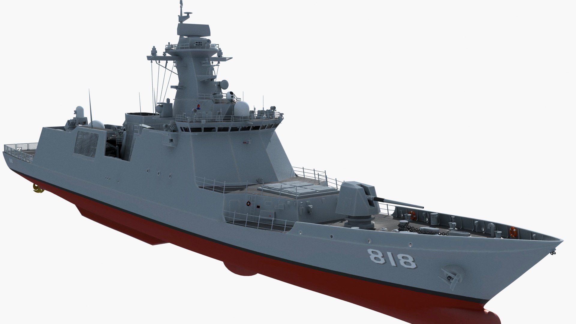 Daegu-Class Frigate Model - TurboSquid 2342482