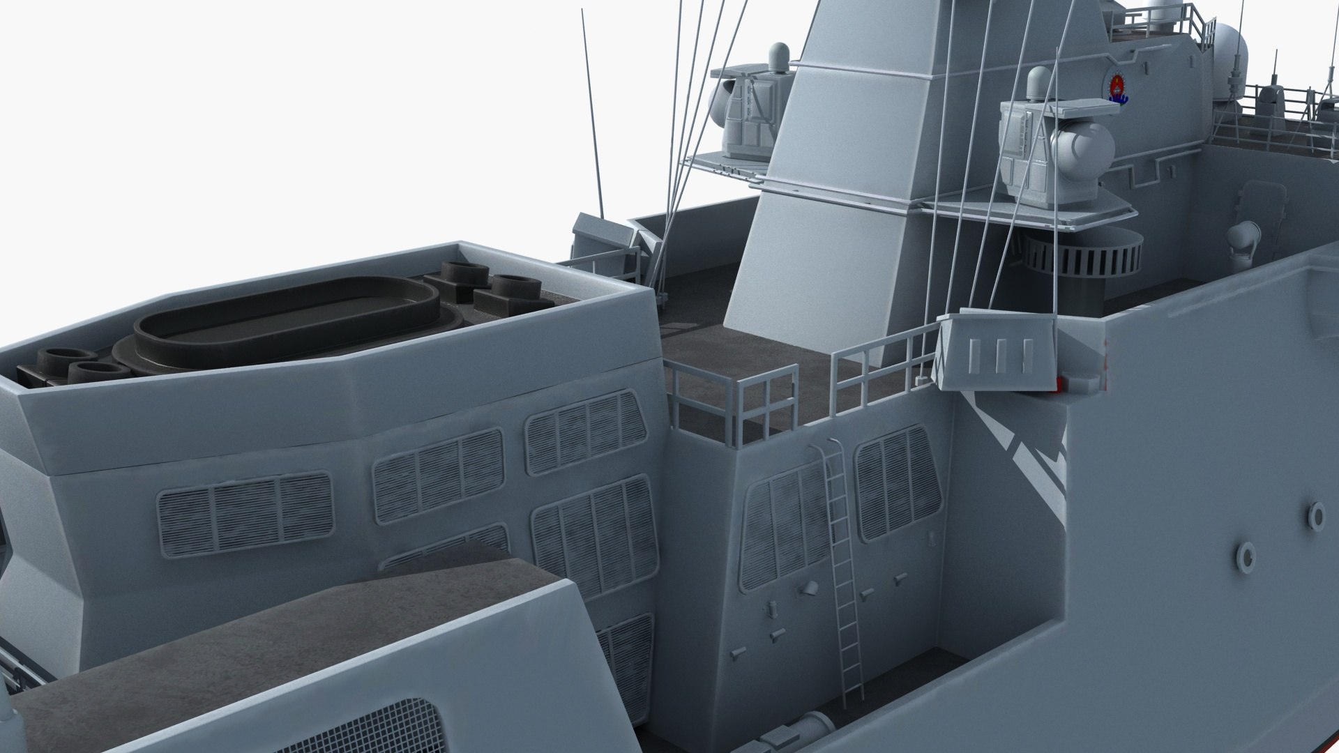 Daegu-Class Frigate Model - TurboSquid 2342482