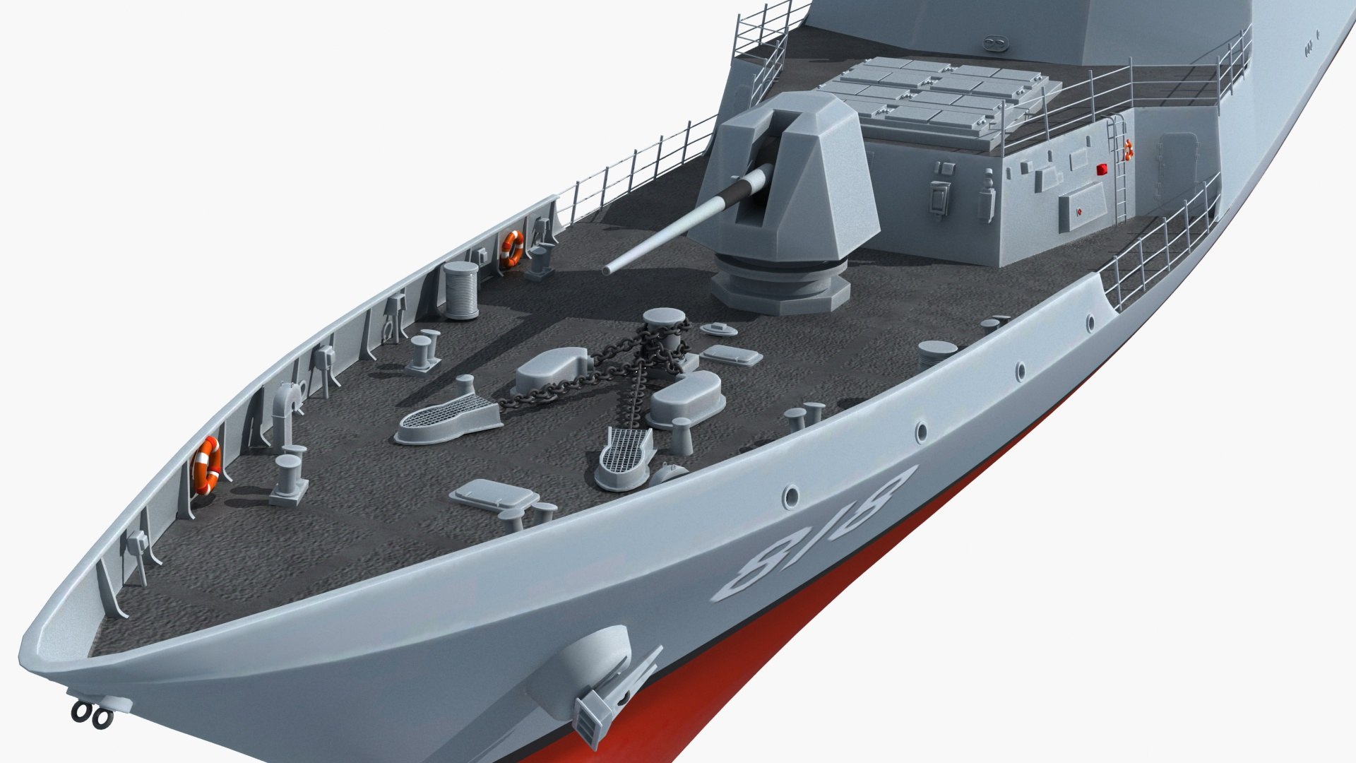 Daegu-Class Frigate Model - TurboSquid 2342482
