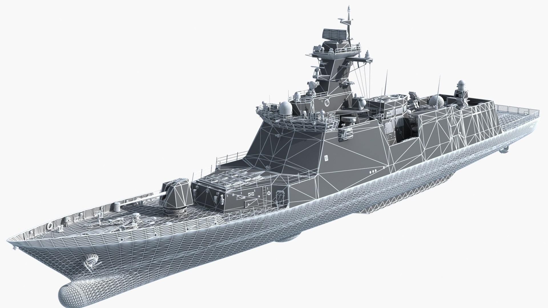 Daegu-Class Frigate Model - TurboSquid 2342482