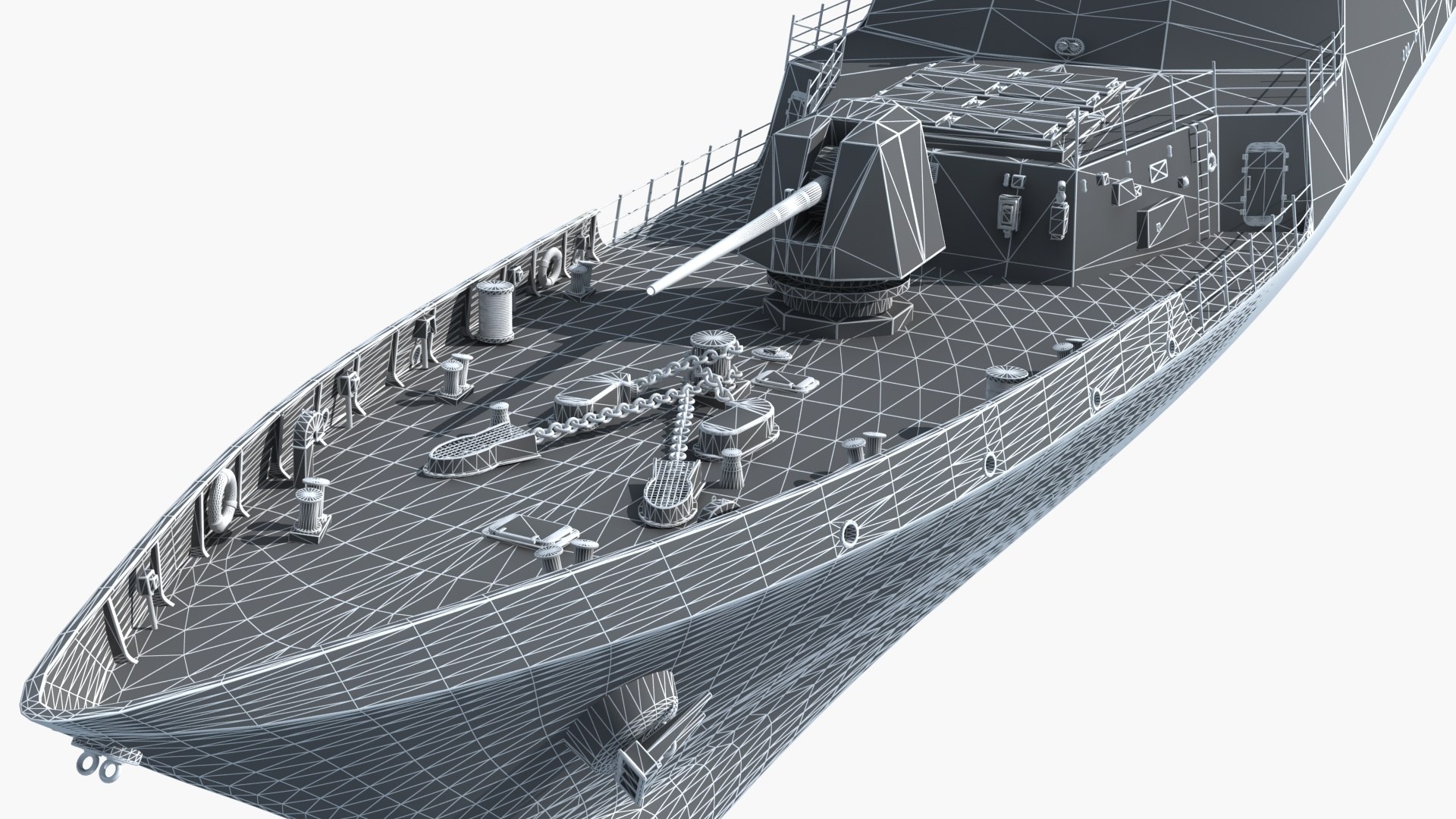 Daegu-Class Frigate Model - TurboSquid 2342482