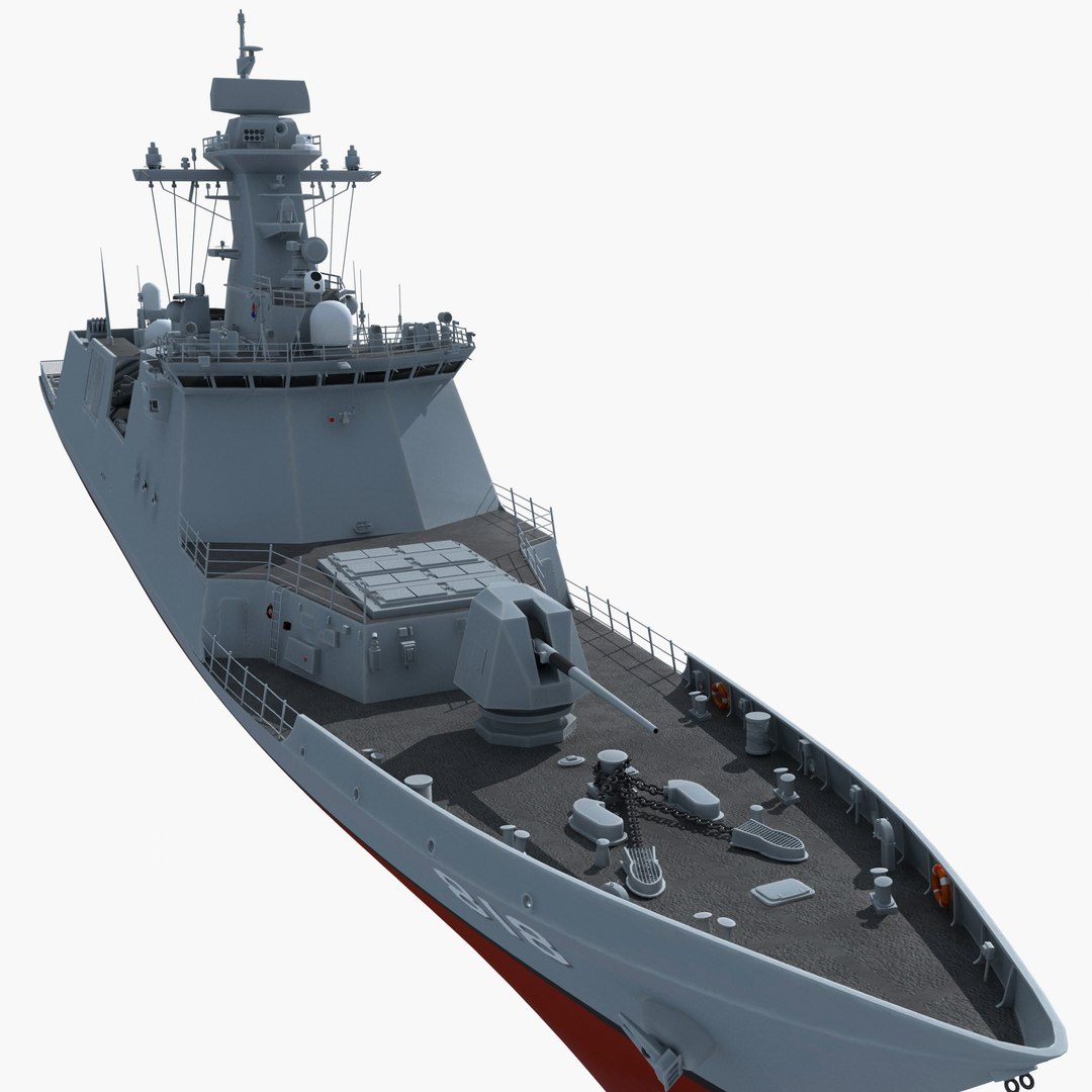 Daegu-Class Frigate Model - TurboSquid 2342482
