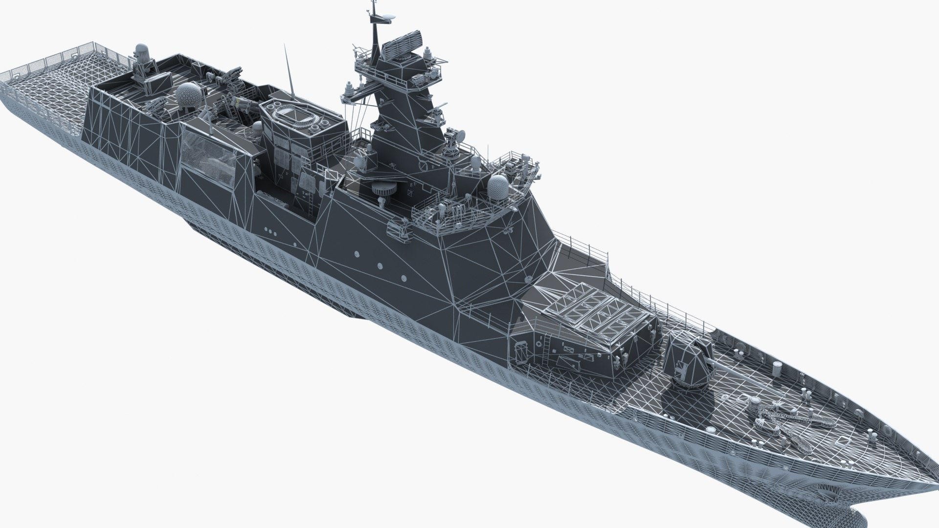 Daegu-Class Frigate Model - TurboSquid 2342482