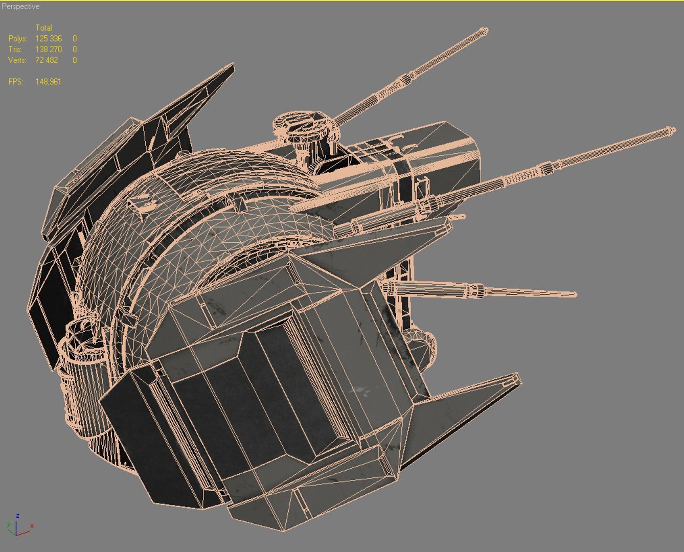 Repair Drone 3d Model