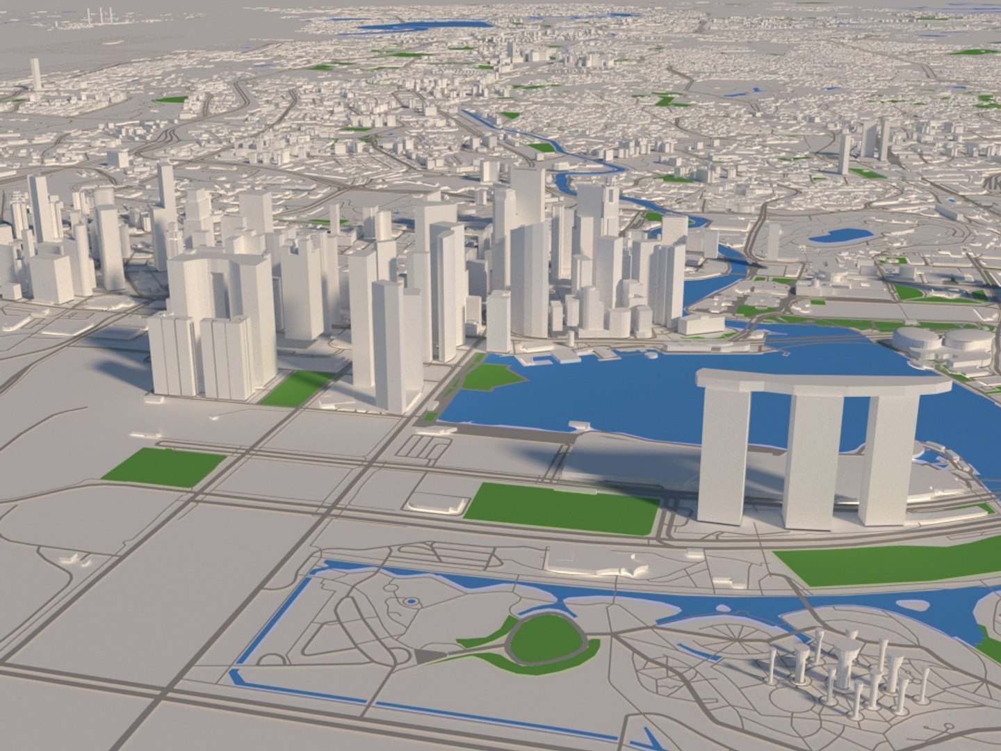 Singapore 3D Model - TurboSquid 1849800