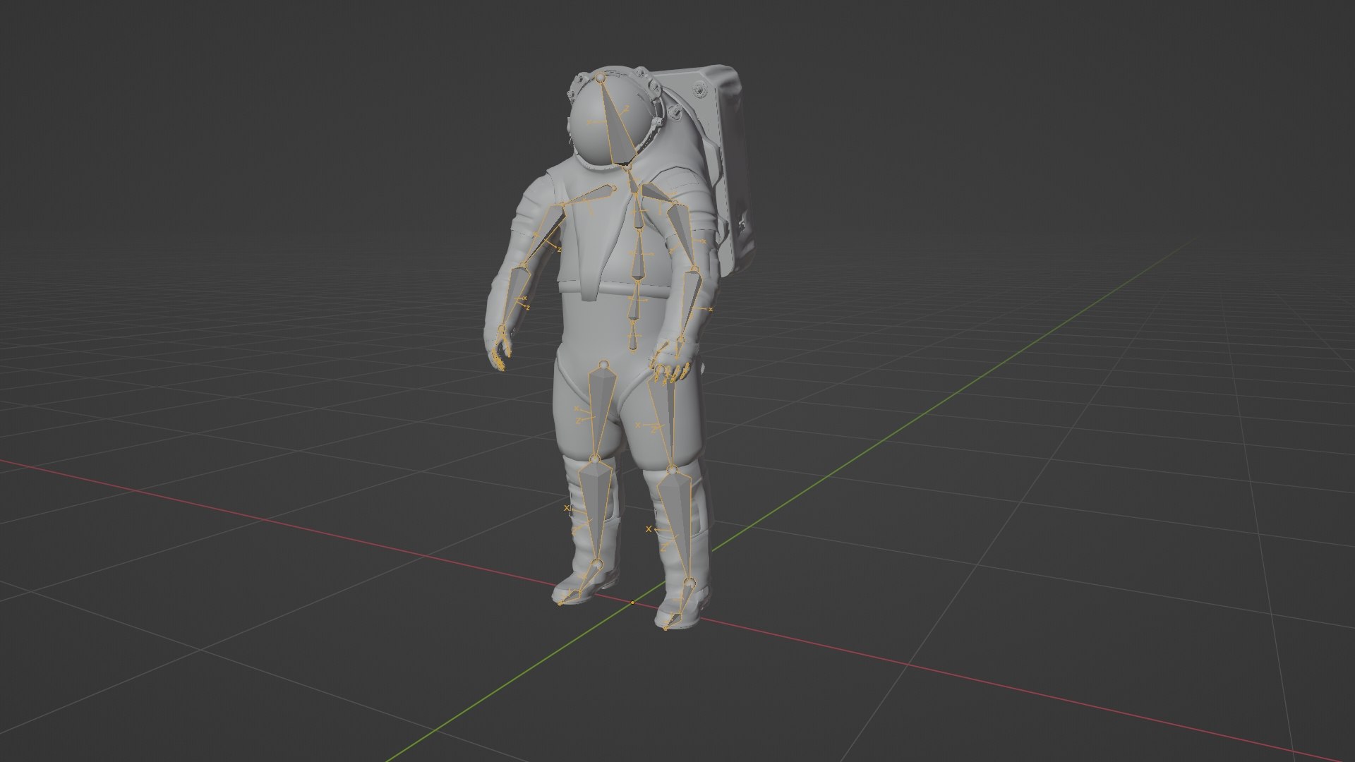 NASA AXEMU Spacesuit Rigged Model - TurboSquid 2047292