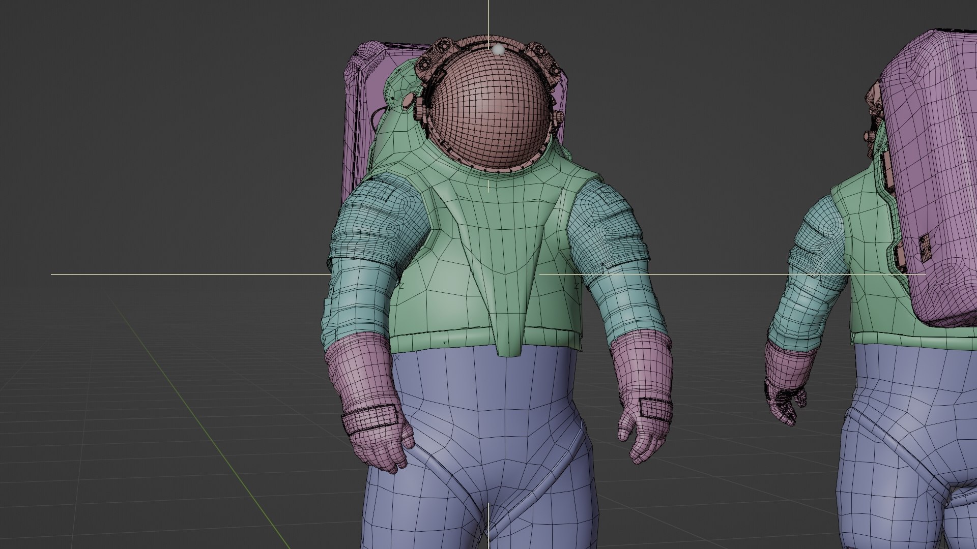 NASA AXEMU Spacesuit Rigged model - TurboSquid 2047292