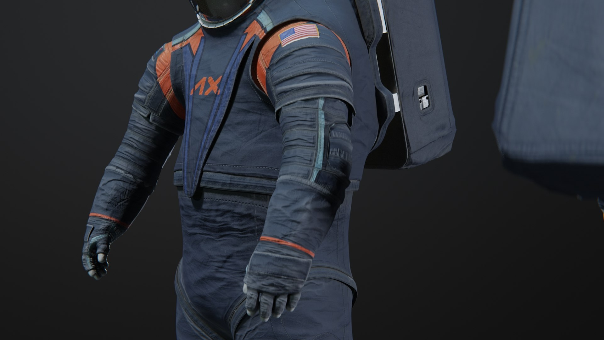 NASA AXEMU Spacesuit Rigged Model - TurboSquid 2047292