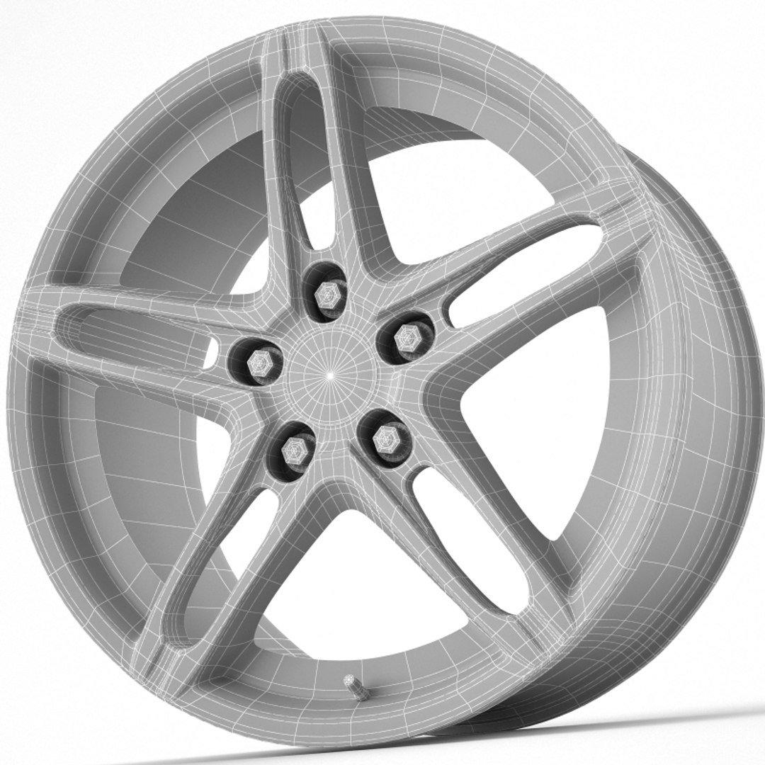 3ds Max Alutec Wheel Rims