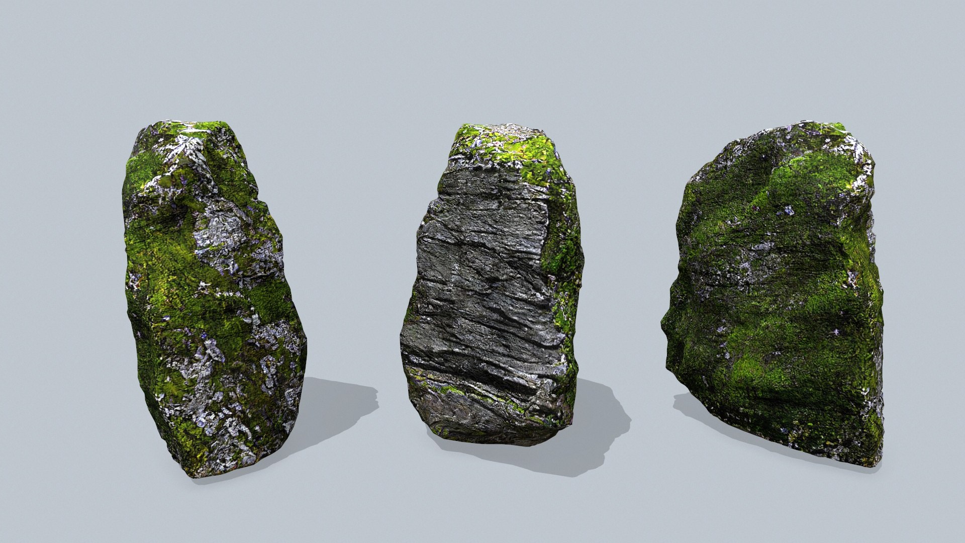 3D Forest Rocks Model - TurboSquid 2193164