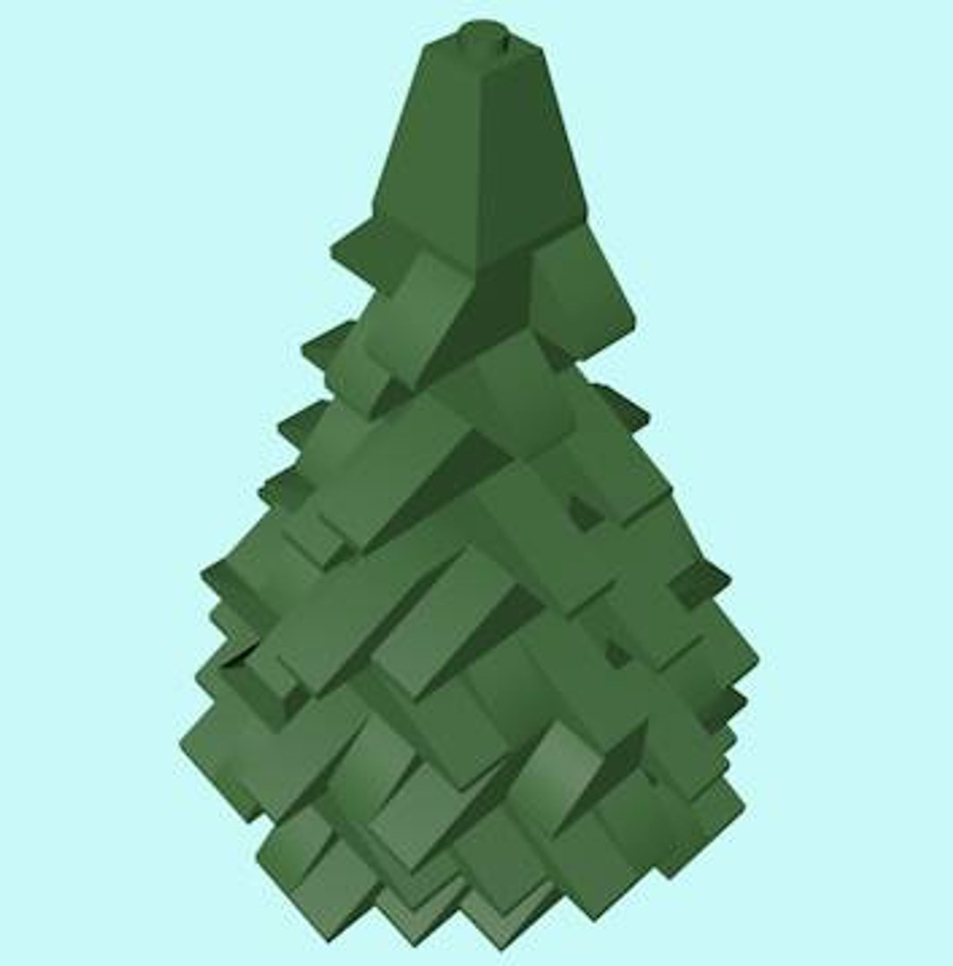 3d Model Lego Tree
