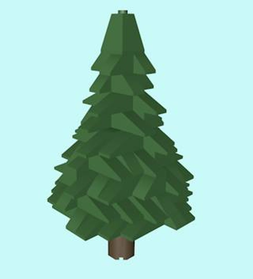 3d Model Lego Tree