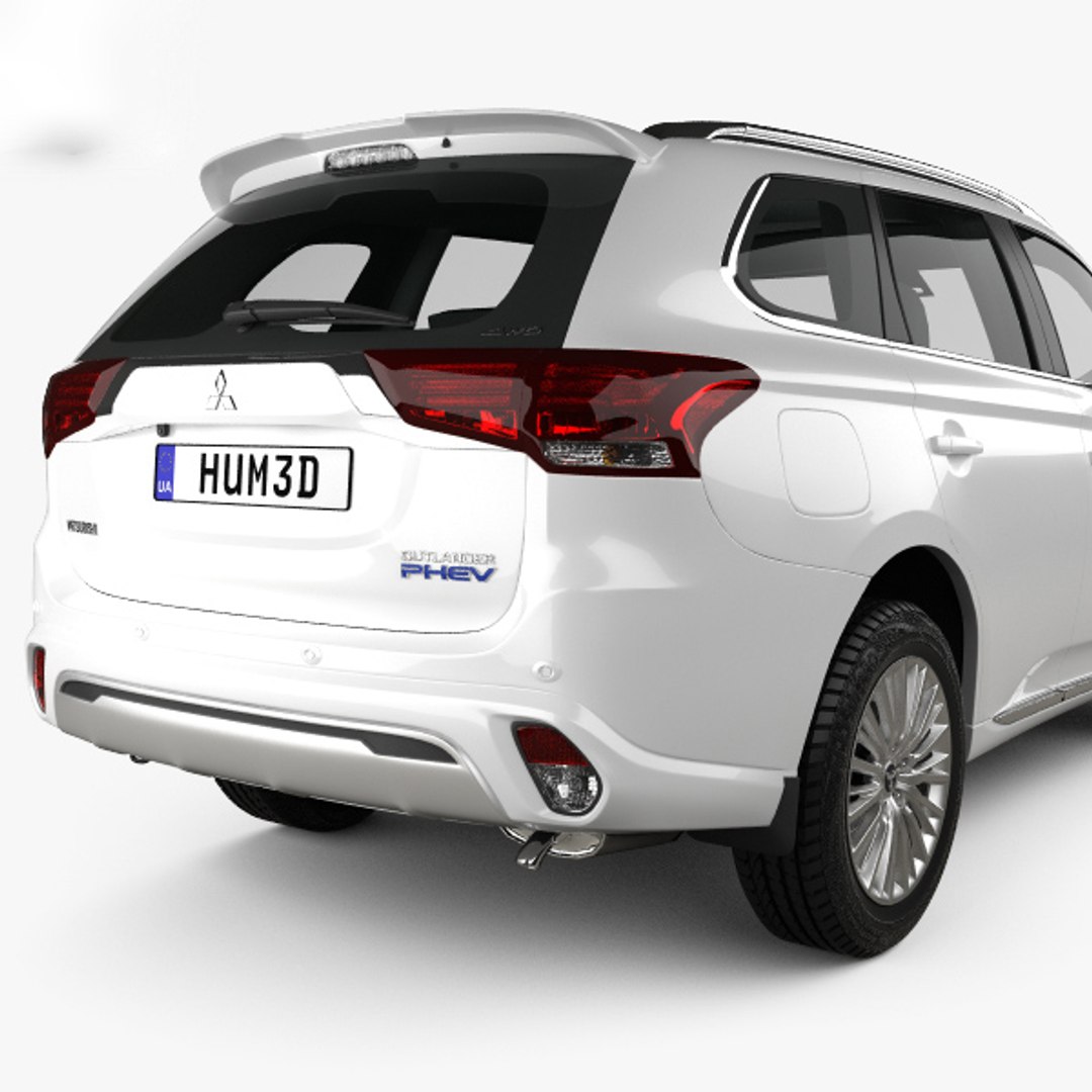 3D Mitsubishi Outlander Phev - TurboSquid 1415914