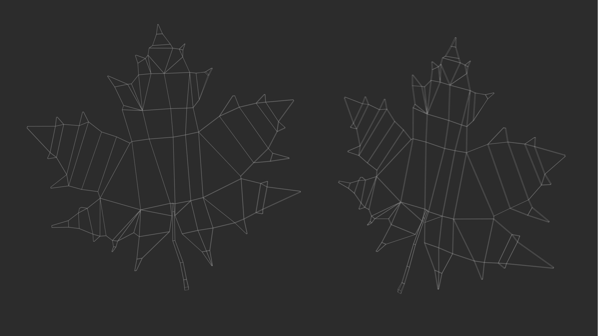 3D Maple Leaf Low-poly Textured 3d Model For Games Model - TurboSquid ...