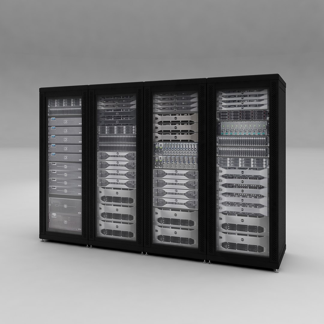 3d Server Racks - Dell