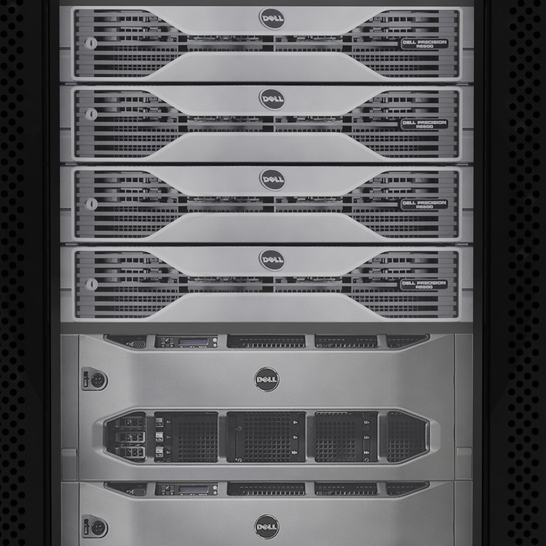 3d Server Racks - Dell