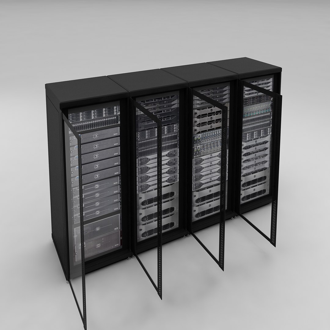 3d Server Racks - Dell