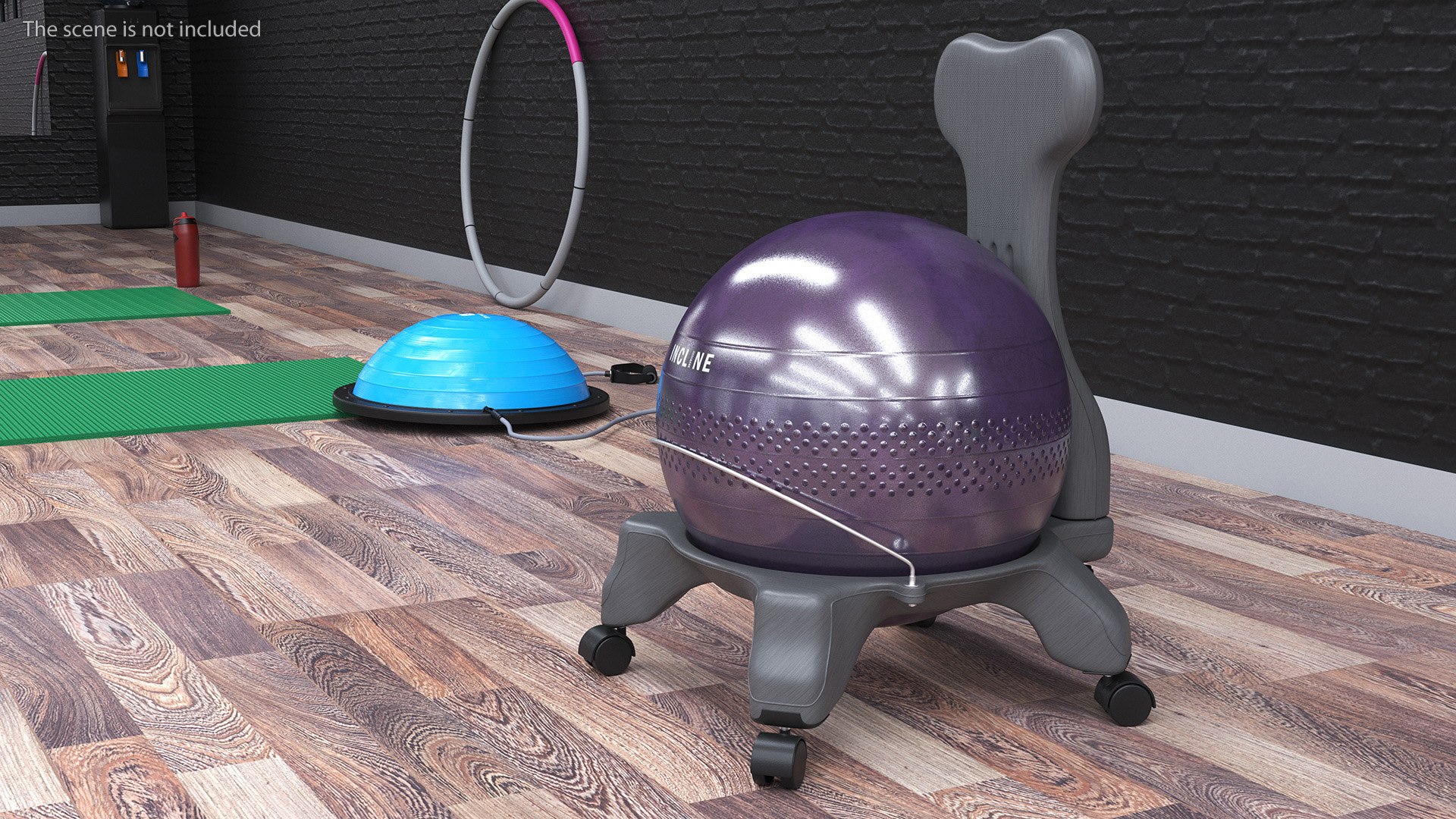 3D Balance Ball Chair Grey - TurboSquid 2152628