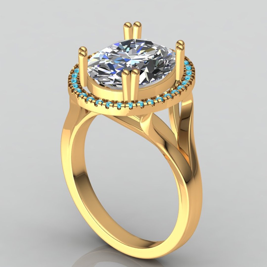 3D Designer Ring Model - TurboSquid 1152974