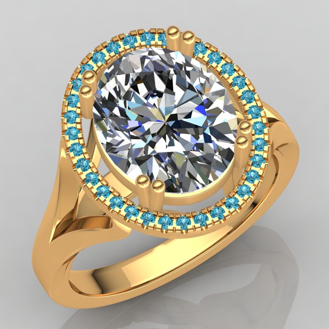 3D Designer Ring Model - TurboSquid 1152974