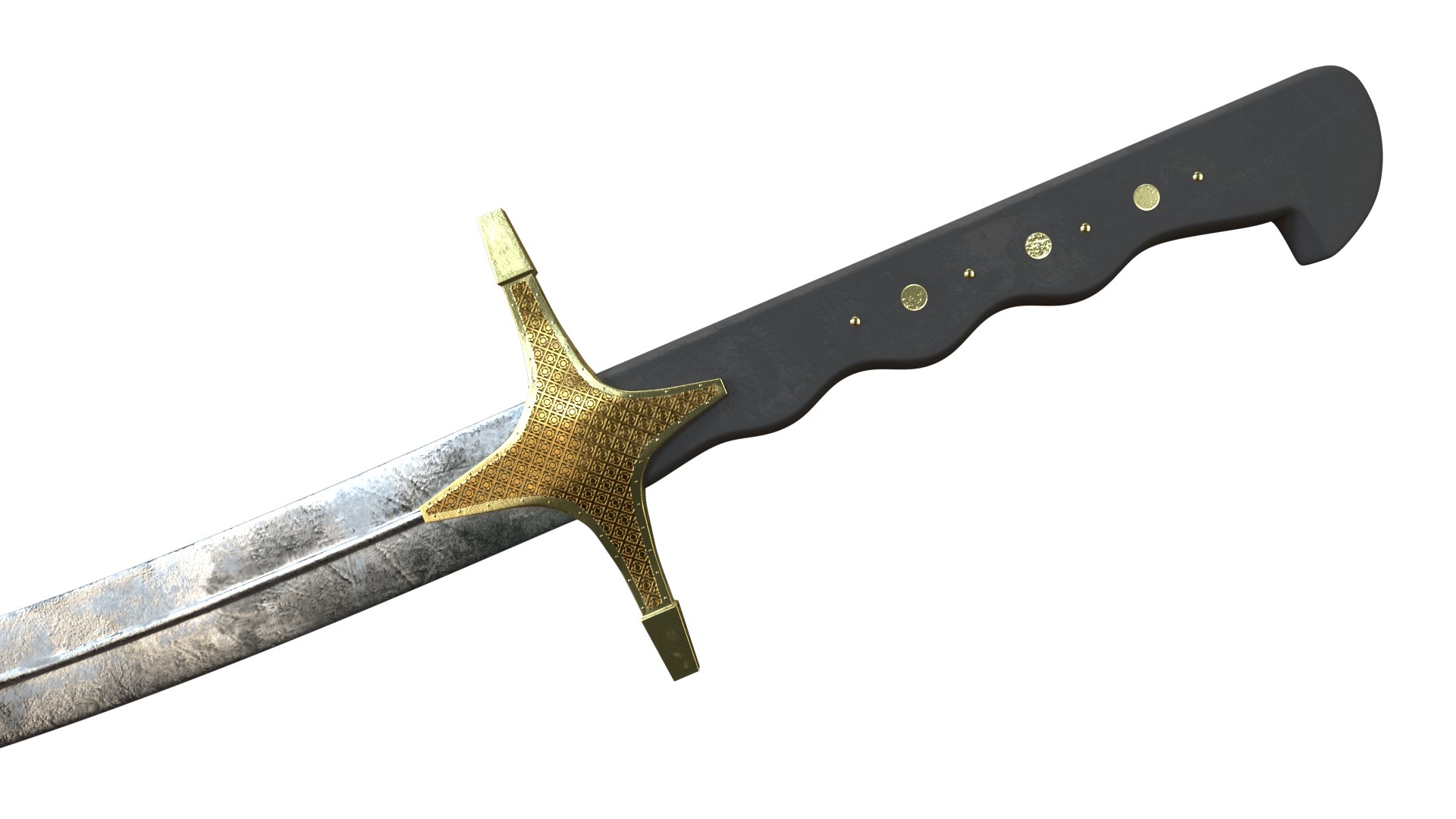 3D Arab Sword Model - TurboSquid 2083854