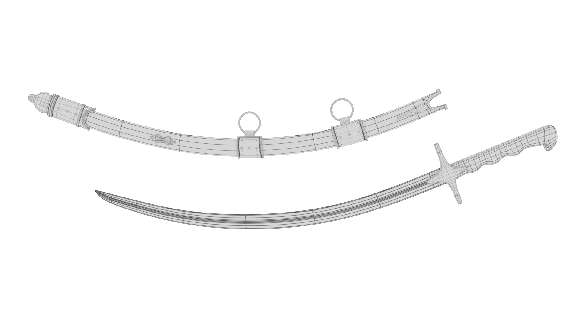 3D Arab Sword Model - TurboSquid 2083854