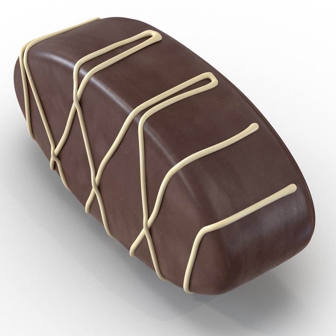 3d chocolate candy 3 model