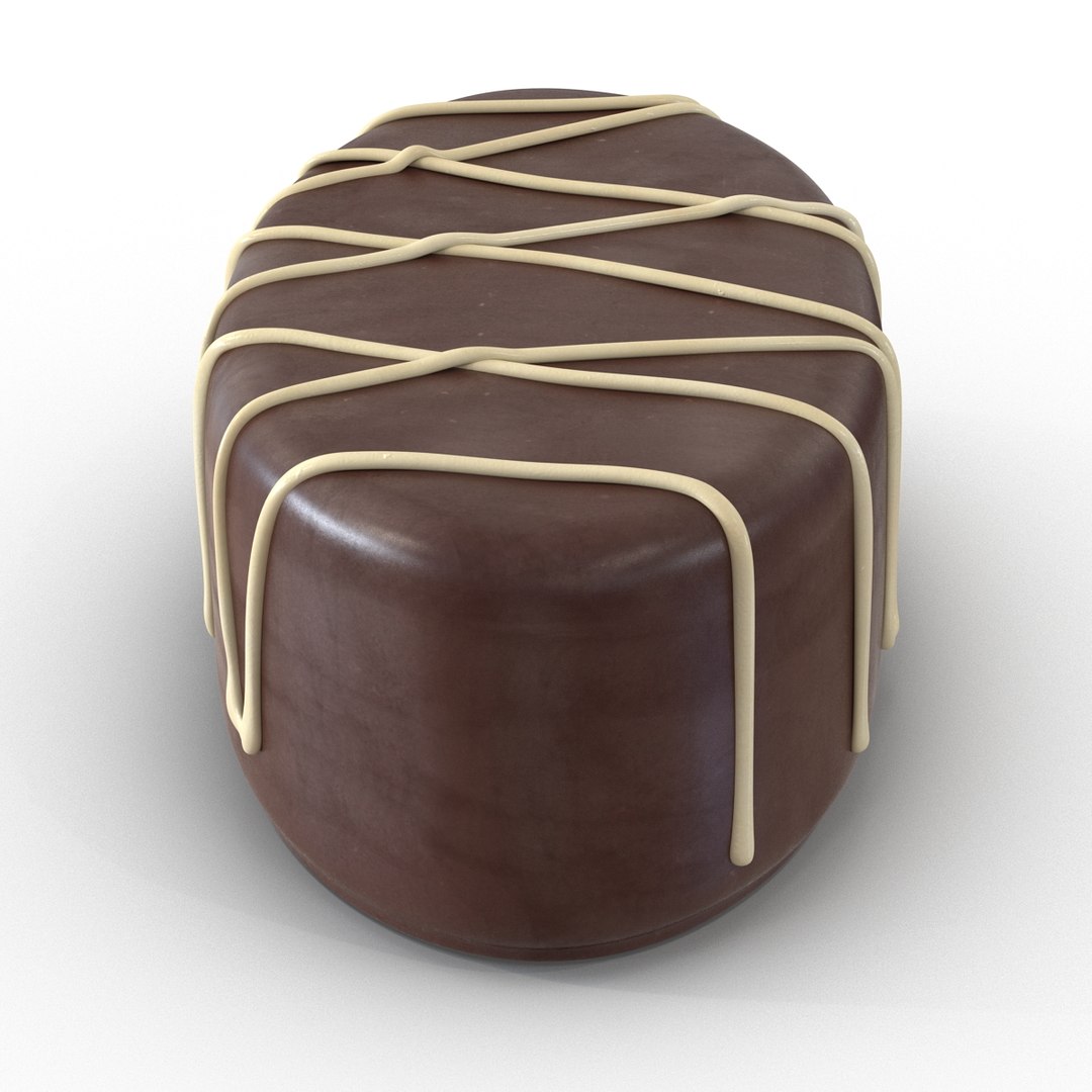 3d chocolate candy 3 model