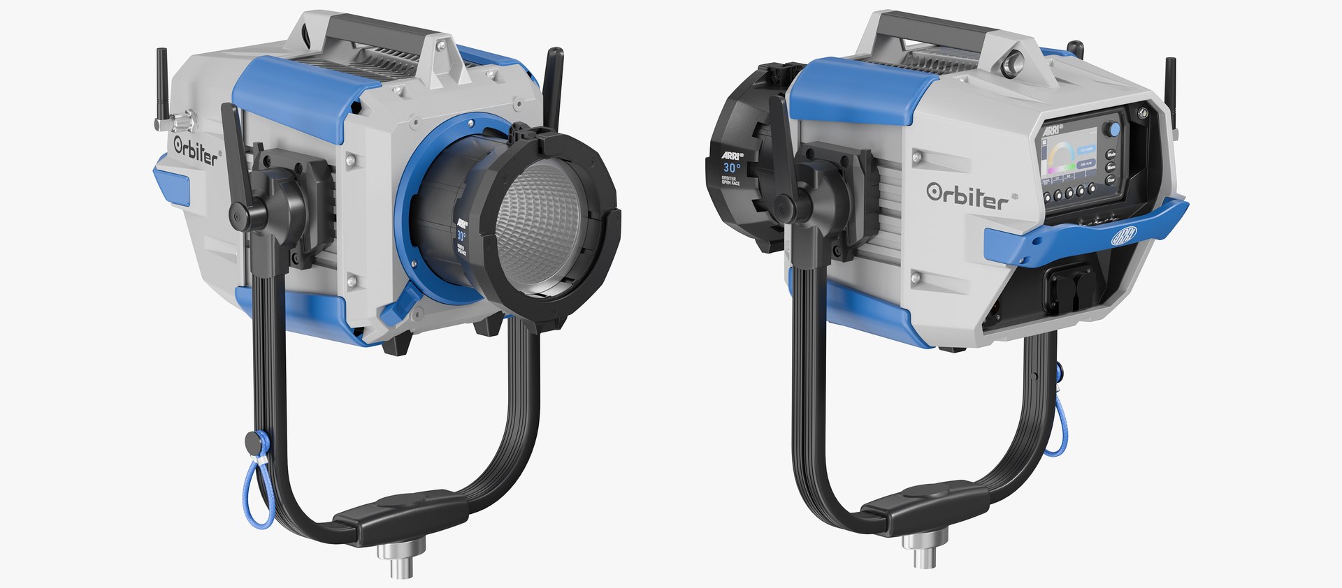 Orbiter Professional LED Fixture Without Tripod - Blue 3D Model ...